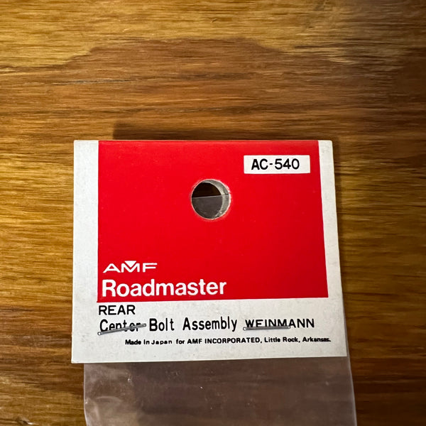 AMF ROADMASTER BICYCLE REAR CENTER BOLT ASSEMBLY WEINMANN VINTAGE NOS ...