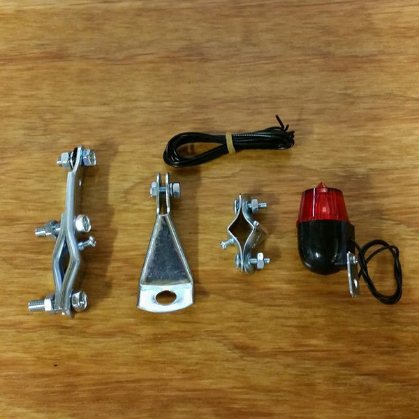 BICYCLE GENERATOR LIGHT COMPLETE SET FIT SCHWINN OTHERS FRONT & REAR T ...