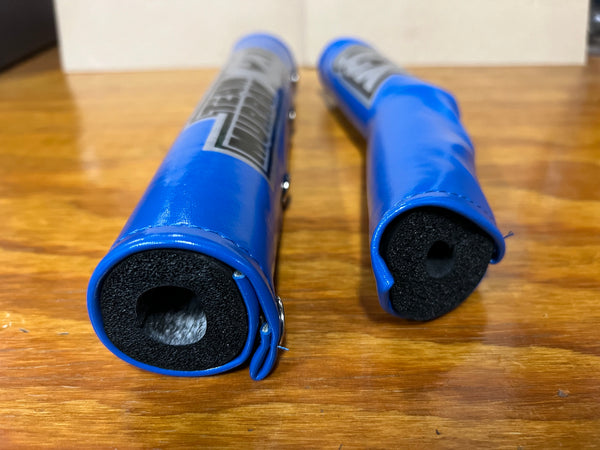 OLD SCHOOL BMX BLUE TEAM MURRAY X20 FRAME TOP TUBE & V BAR PADS VINTAG ...