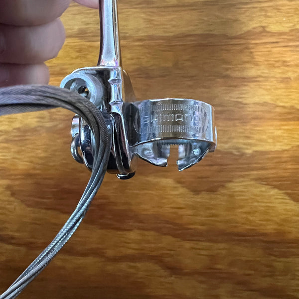 SHIMANO 5 SPEED FRICTION SHIFTER STEM MOUNT CLAMP ON VINTAGE NOS JAPAN ...