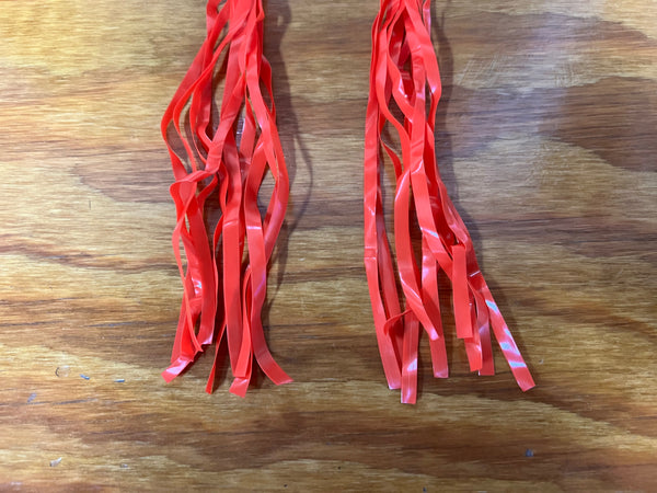 BICYCLE STREAMERS RED FIT MANY BIKES SCHWINN SEARS HUFFY AND OTHERS ...