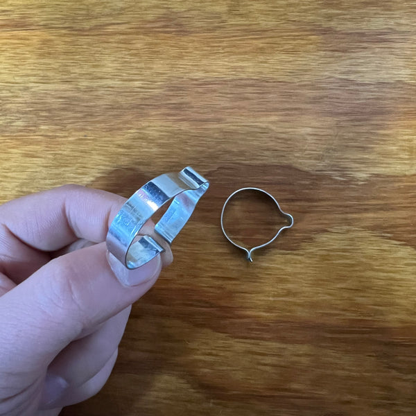 BRAKE CABLE CLAMPS FITS TEAM MONGOOSE OLD SCHOOL BMX SHOW CHROME 1" IN ...